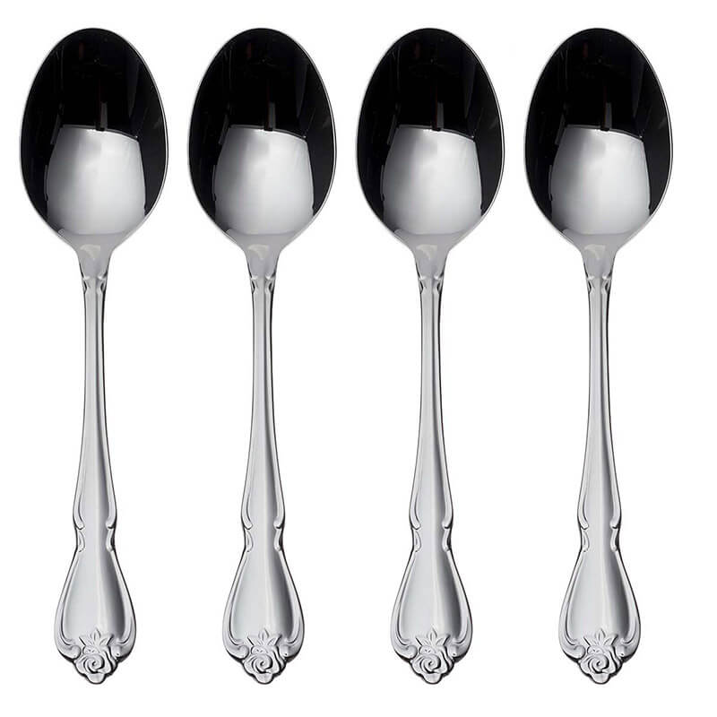 Oneida - Oneida True Rose Dinner Spoons (Set of 4)