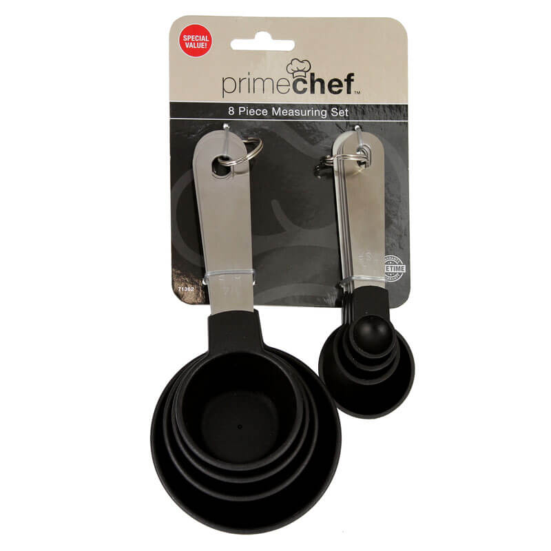 Prime Chef - Prime Chef 8pc Measuring Set