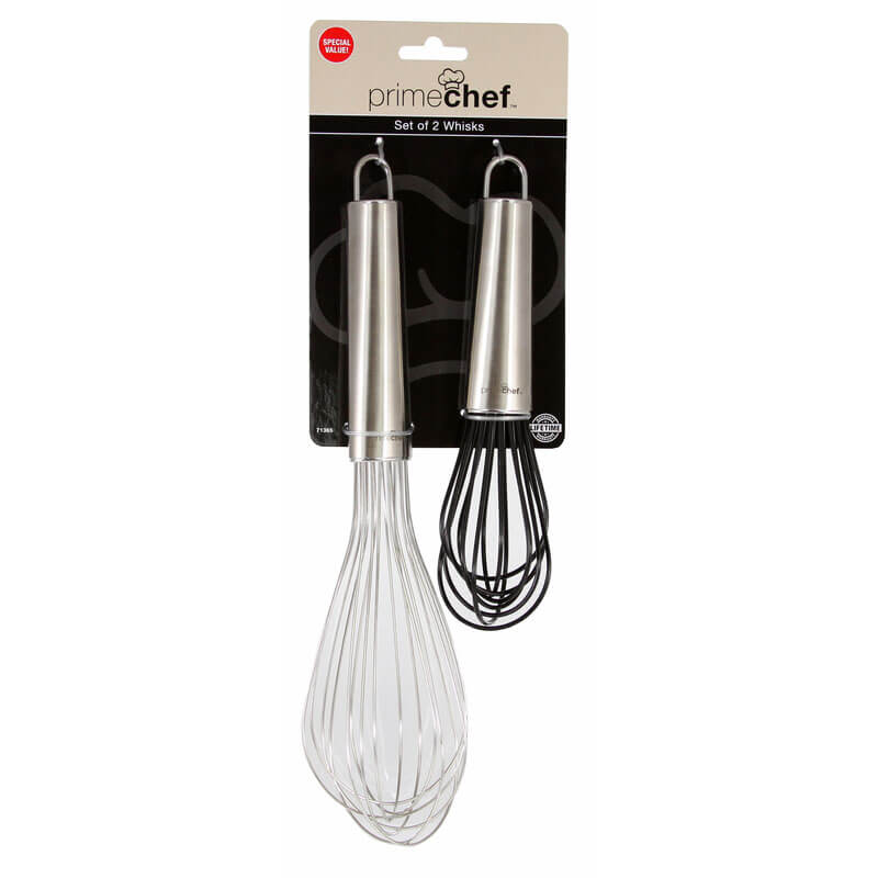 Prime Chef - Prime Chef Set of 2 Whisks